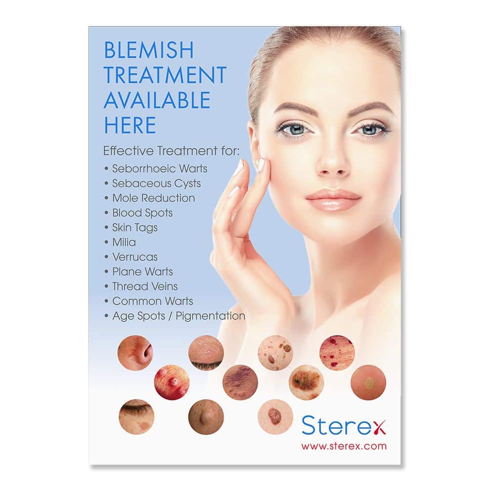 Sterex Blemish Treatment Poster A2 Size